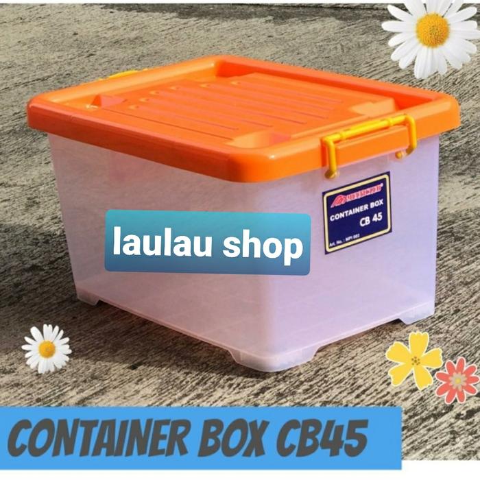 Jual Box Container Multiclub CB 45 Liter Kotak Kontainer CB45 Sky ...