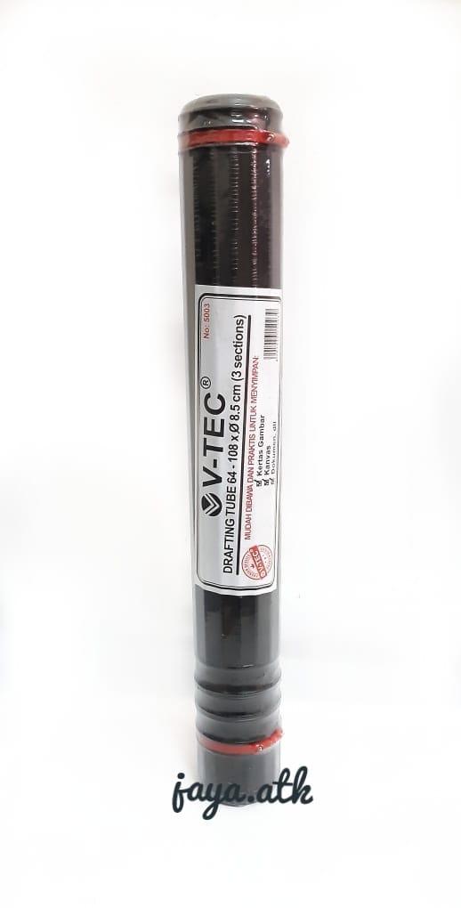 Jual Tabung Gambar Drawing Drafting Tube Hitam 8,5 cm x 64 cm VTec 5003 ...