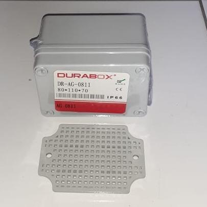 Jual Durabox Junttion Box Panel ABS plastik 80x110x70mm Include Tatakan ...