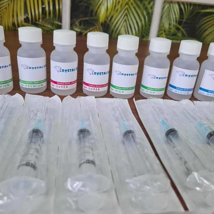 Promo lem akrilik kualitas super 30ml / lem acrylic / lem bening / lem ...