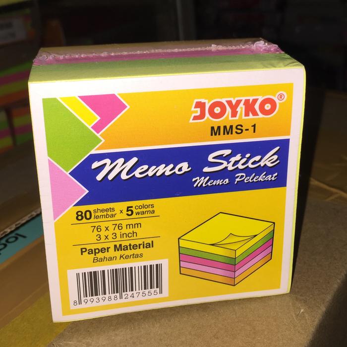 Jual Memo Stick Joyko MMS1 / Memo warna Joyko MMS-1 - Jakarta Timur ...