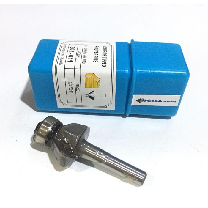 Jual Mata Router Profil 45° Chamfer Bits 306-011 BENZ - Kota Medan ...
