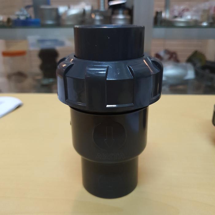 Jual Ball Check Valve Pvc 11/2" inch True union ball single - Jakarta ...