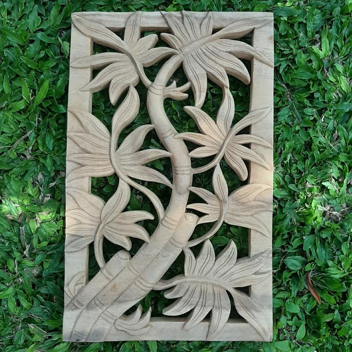 Jual Ukiran Bali Model Bambu 25x40 Dekorasi Dinding - Kota Denpasar ...
