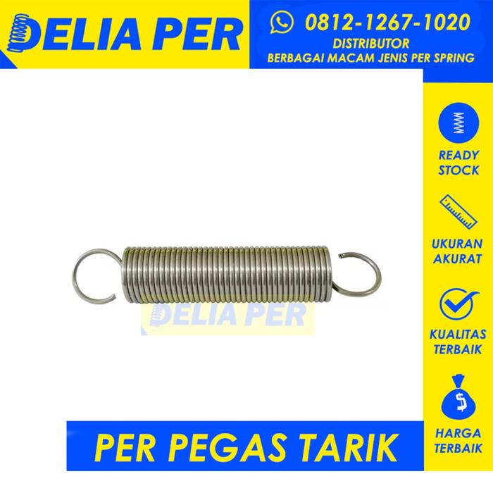 Jual Per / Spring Tarik SS kawat 0.8 mm OD 5 mm L 30 - 50 mm - Jakarta ...