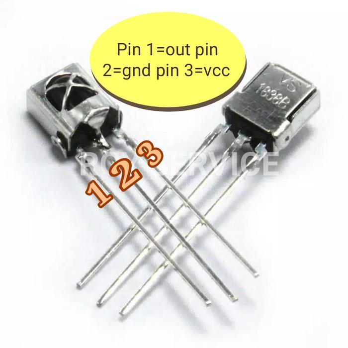 Jual Receiver Infrared Universal IR 1838 vs1838b 38khz baca deskripsi ...