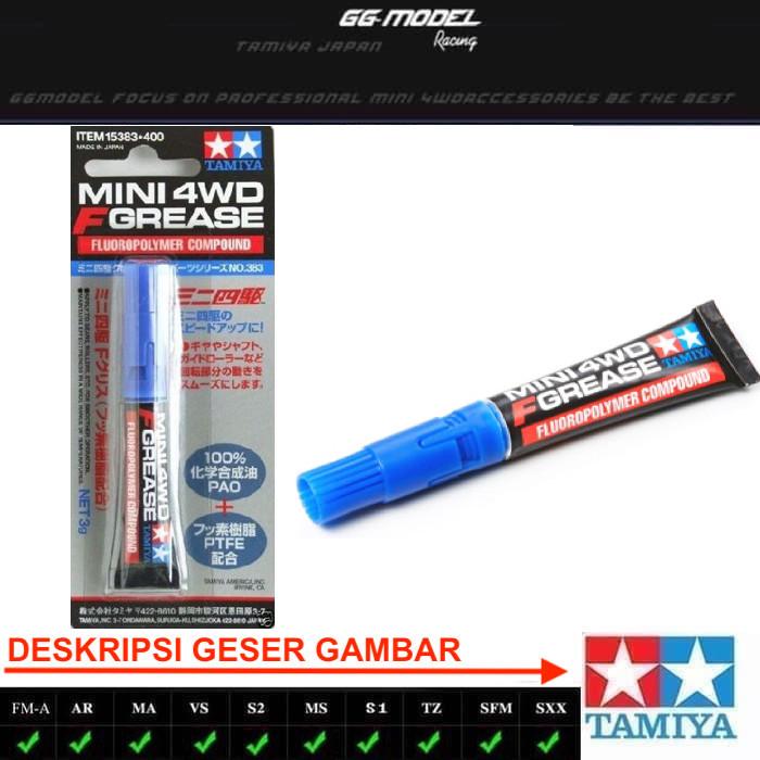 Jual TAMIYA 15383 MINI 4WD F GREASE FLUOROPOLYMER COMPOUND - Jakarta ...