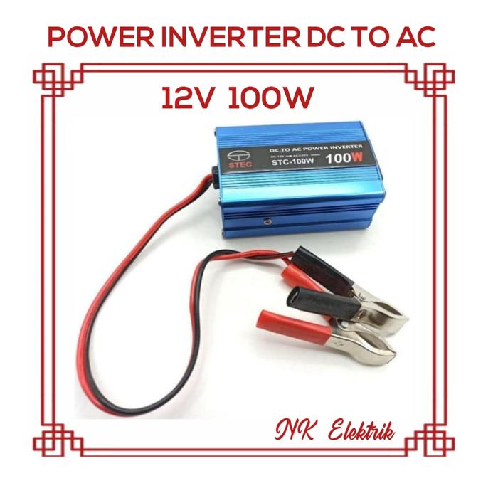 Jual Inverter 100W DC to AC 12V 100W STEC - Jakarta Barat - NK Elektrik ...