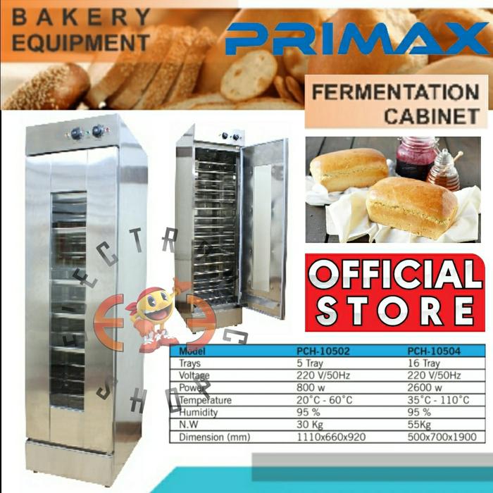 Promo Primax Pch 10504 Proofer Listrik 16 Tray - Mesin pengembang ...