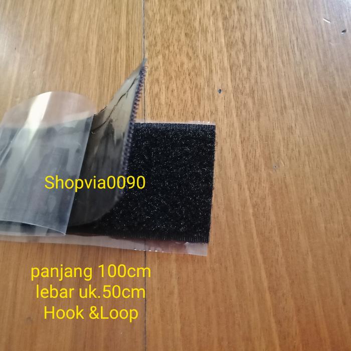 Jual Magic tape/ perekat / velcro adhesive 5cm warna hitam - Jakarta ...