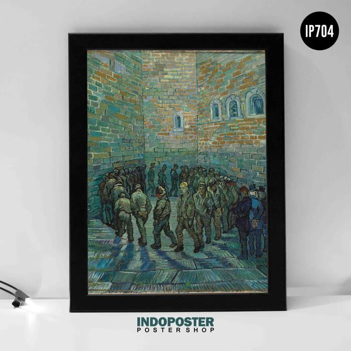 Jual Poster Lukisan Vincent Van Gogh - Prisoners' Round Exercising ...
