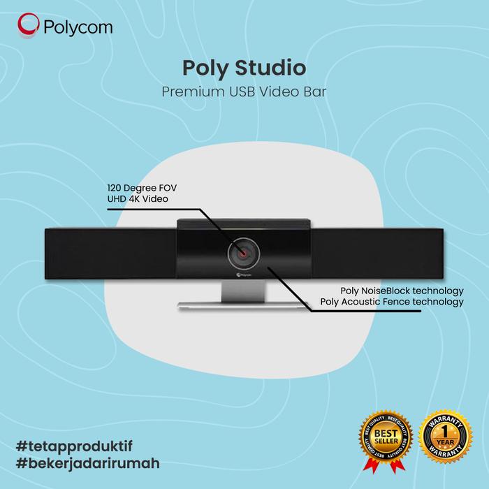 Jual Polycom Studio USB Camera 4k Video Conference system - Jakarta ...