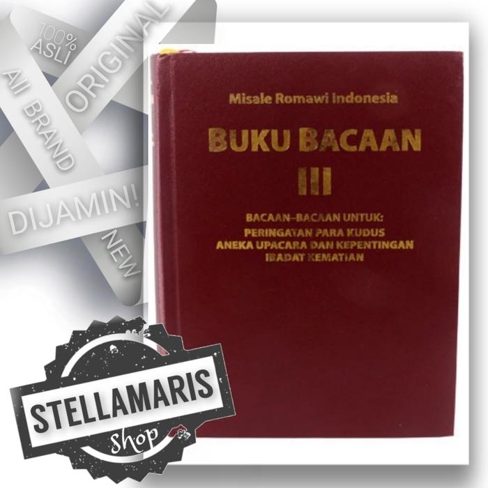 Jual A1 Buku Bacaan Misa III – Misale Romawi Indonesia - Buku Doa ...
