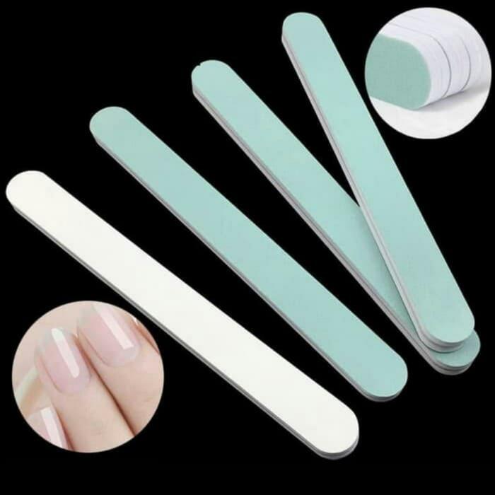Jual alat meni pedi pengkilap kuku polishing strip 20 pcs di Seller ...