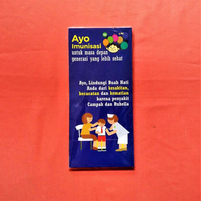 Jual Flyer Imunisasi - Brosur Kesehatan Imunisasi - Paket isi 25 - Kab ...