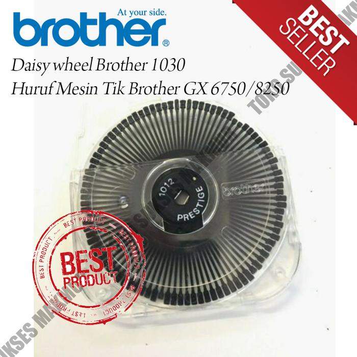 Jual Daisy wheel Brother 1030 Huruf Mesin Tik Brother GX 6750 8250 ...
