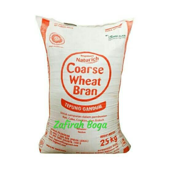 Jual Naturich Coarse Wheat Bran tepung/Kulit Gandum 1kg ( Repack ...