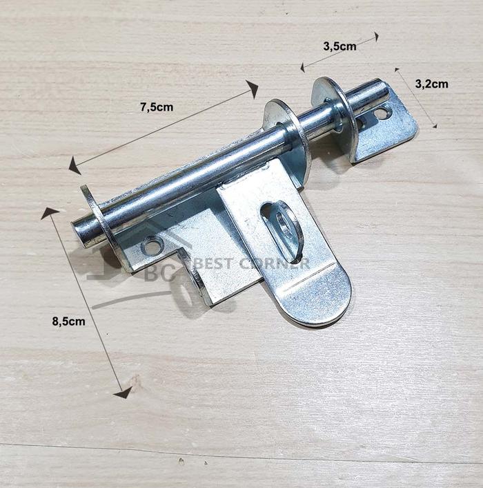 Jual Grendel Overval Pintu Gudang Besi / Grendel PIntu 3 inch - Jakarta ...