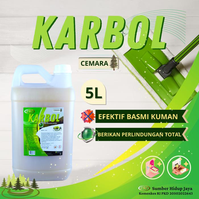 Jual Karbol SHJ (Carbol) 5 Liter Jerigen - Cemara - Kota Surakarta ...