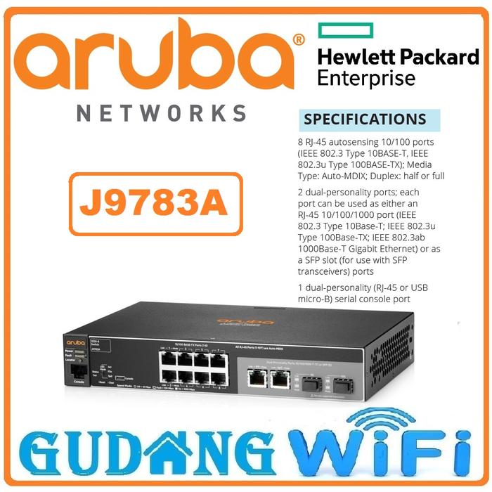 Jual HPE J9783A Aruba 2530 8 Port 10/100Mbps Switch Managed - Jakarta ...