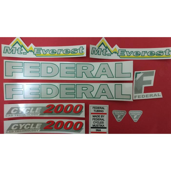 Jual Decal Sepeda Federal Mount Everest versi 2 - Kab. Banyumas - Abrag ...