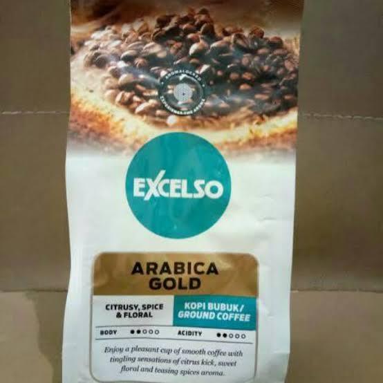 Jual kopi bubuk excelso arabica gold pure coffe beans 200gr - Jakarta ...