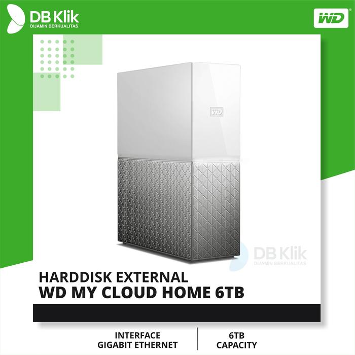 Jual Harddisk External WD My CLOUD HOME 6TB - HD Ext WD MYCLOUD HOME 6TB Original Terbaru