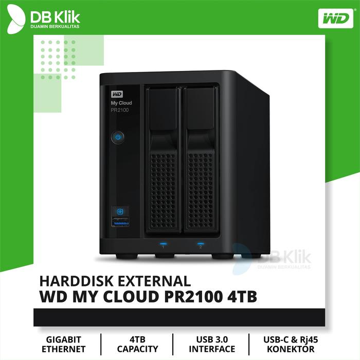 Harddisk External WD MY CLOUD PR2100 4TB USB 3.0 - MYCLOUD PR 2100 4TB