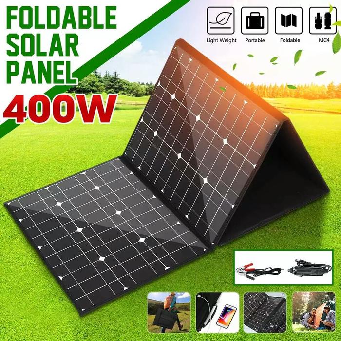 Jual Solar Panel Portable Cell Lipat 18V 400W 400WP Folding Travelling ...