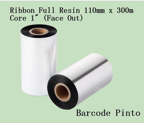 Jual Ribbon Full Resin 110mmX300m Core 1" (Face Out) / Pita Ribbon ...