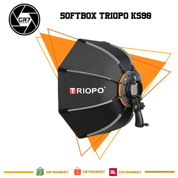 Jual Softbox Flash TRIOPO OCTAGONAL KS90 Diameter 90cm - Jakarta Barat ...