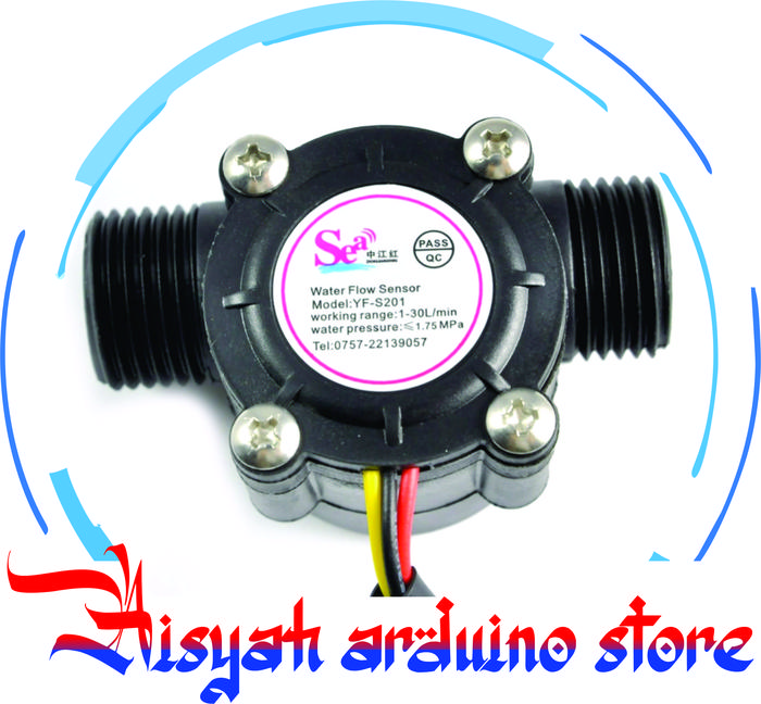Jual Water flow sensor 1/2", 1-30L/min SEA waterflow flow meter - Kota ...