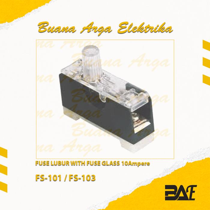 Jual Fuse Kubur FS-101 1P / 1Pole 10A / 10 Ampere FORT - Jakarta Pusat ...