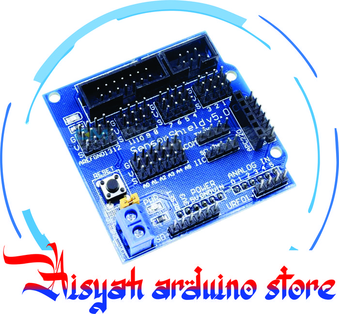 Jual Sensor Shield Digital Analog Module Servo Motor Arduino UNO R3 ...
