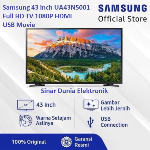 Jual Samsung LED TV 43 Inch Digital Full HD HDMI USB Movie UA43N5001 FHD - Kota Yogyakarta - CV ...