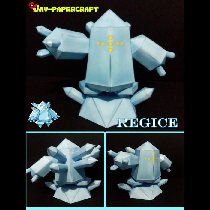 Jual Pokemon Regice Papercraft - Kab. Bekasi - Papercraft Tiviti ...