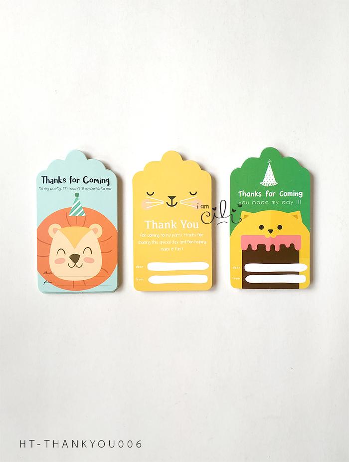 Jual (HT-THANKYOU06) tag ucapan terima kasih thank you pesta party ...