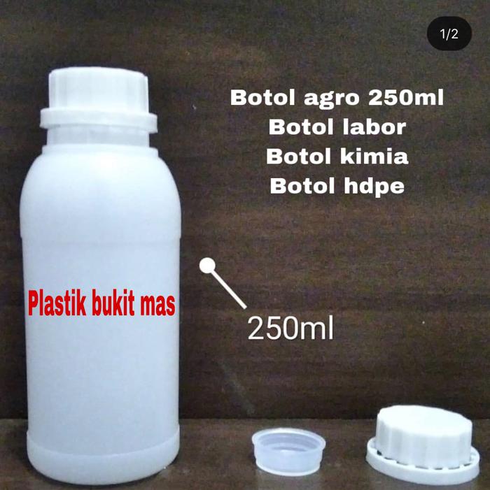 Jual botol agro 250 ml / botol labor 250ml / botol hdpe agro 250ml termurah - Kota Bandung ...