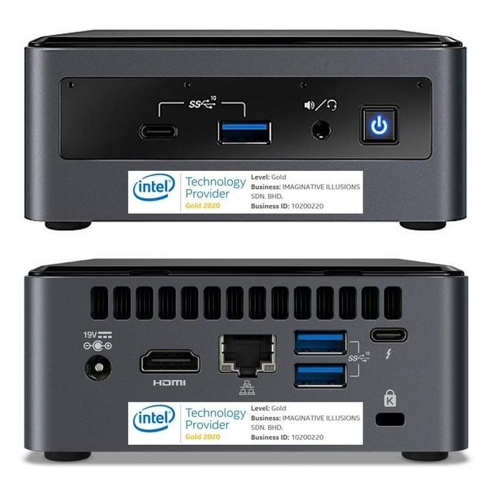 Jual INTEL NUC Core i3 10110U + SSD NVMe 500G M.2 | BOXNUC10i3FNH2 ...