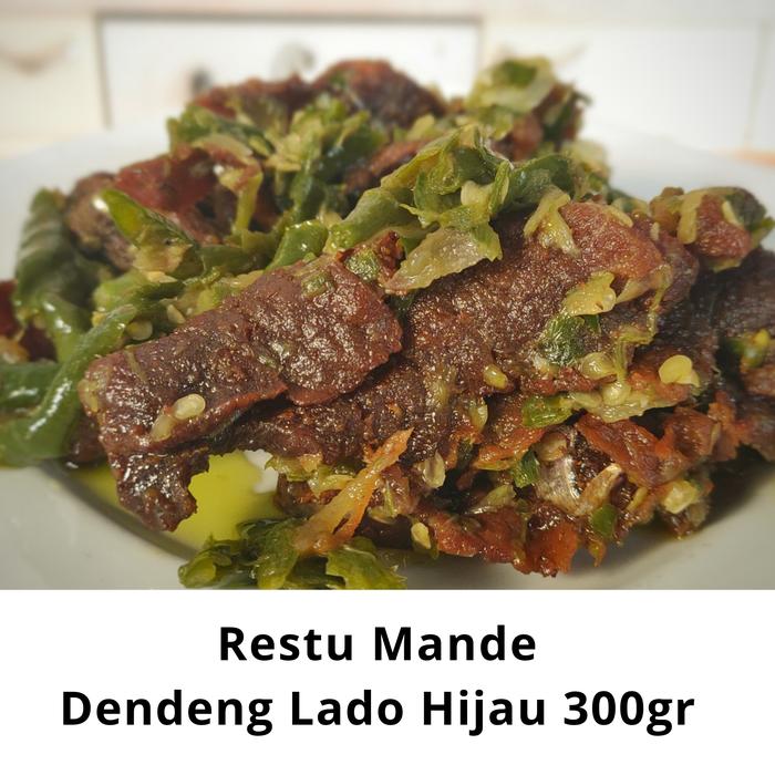 Jual [BARU ] Dendeng Sapi Lado Hijau Restu Mande Dendeng Kemasan 300gr ...