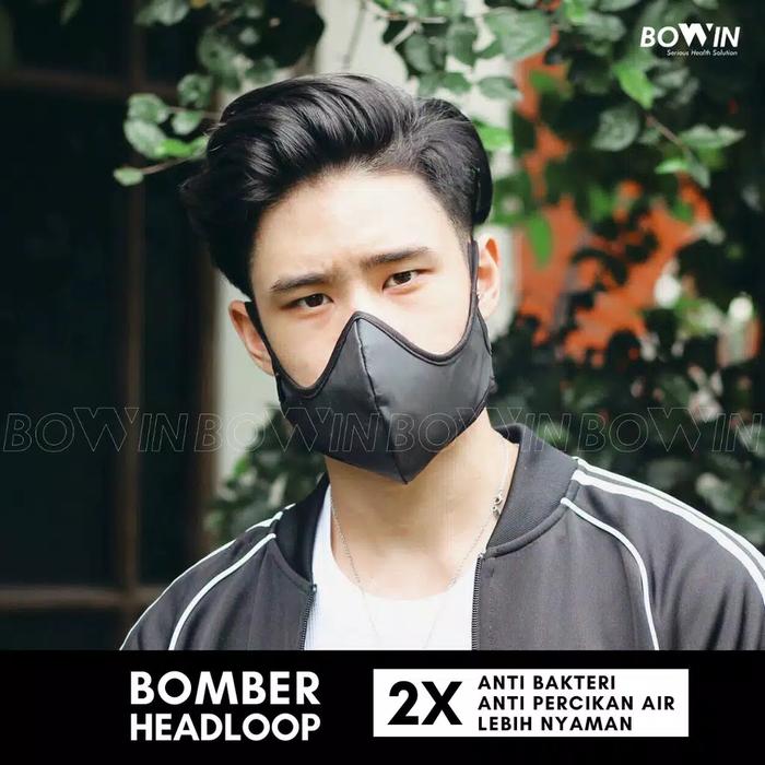 Jual sport mask masker BOWIN bomber headloop anti debu cegah virus ...