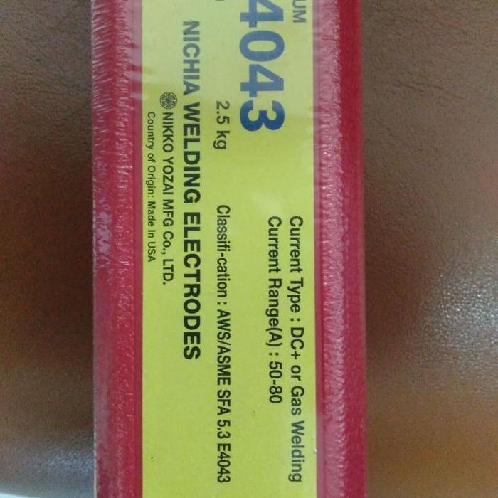 Jual Kawat las aluminium NS-4043 NICHIA uk 3.2 mm - Kab. Bekasi ...