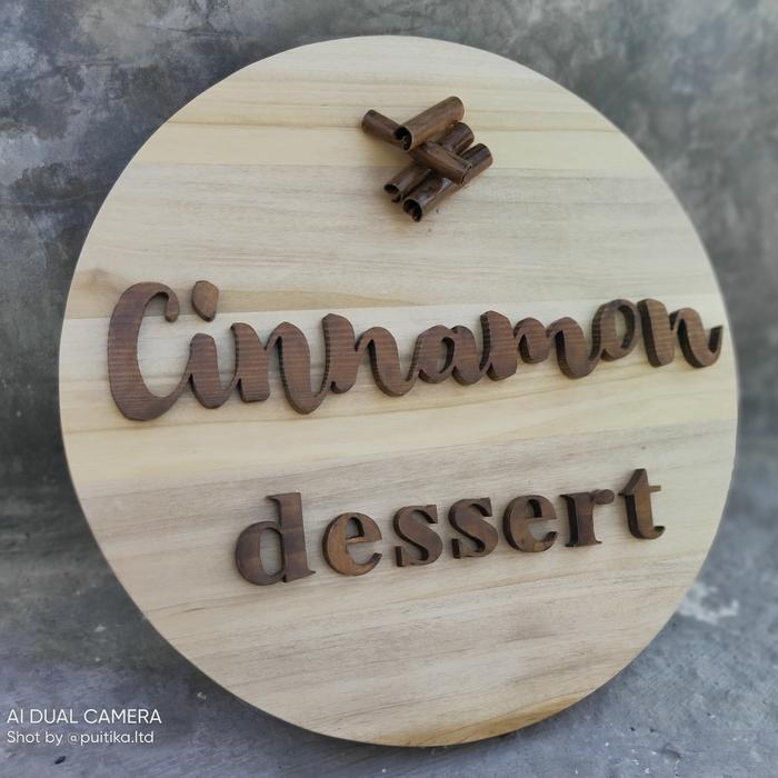 Jual papan nama kayu - wooden sign - plang toko - plang kayu custom ...