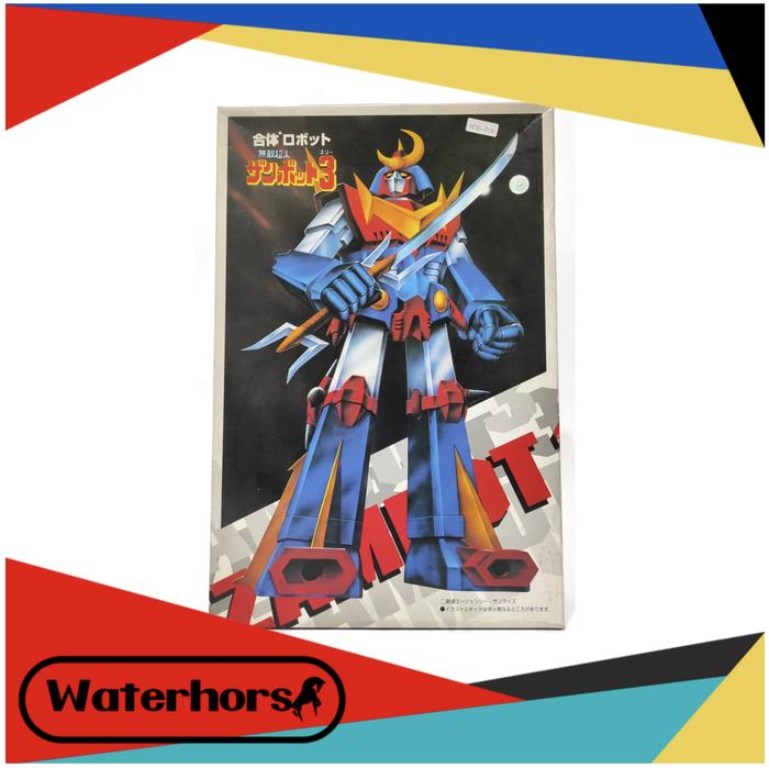 Jual Vintage robot Invincible Super Man Zambot 3 - Aoshima model kit ...