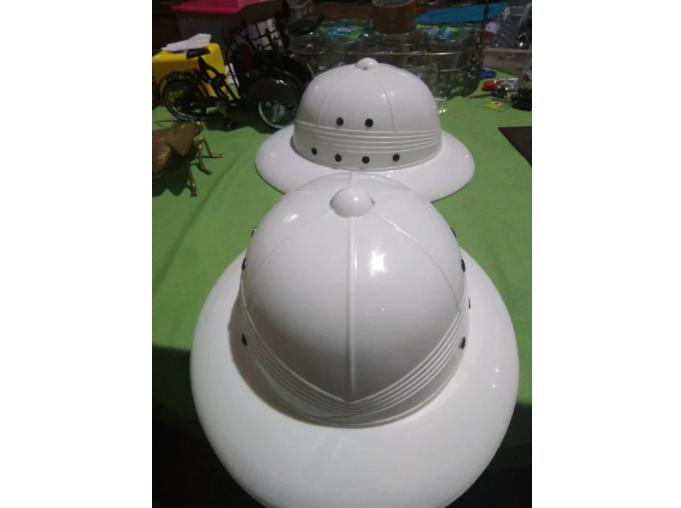 Jual topi sepeda onthel kompeni polka demang pvc putih - Jakarta Utara ...