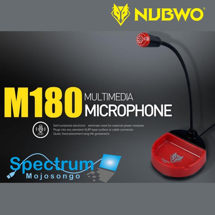 Jual Microphone Stand Mic Gaming For Streammer Nubwo M180 Original ...
