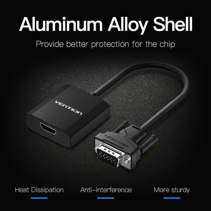 Jual Vention [ACE] Converter VGA to HDMI Adaptor With Micro USB Power 0 ...