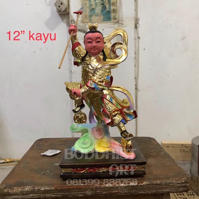 Jual Patung Dewa Naca Naca Nazha locia lo chia 12 inch kayu - Jakarta ...