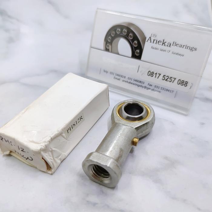 Jual BEARING ROD END PHS 12 R DRAT KANAN BAUT M12 PHS12 12MM - Kota Surabaya - Aneka Bearing ...