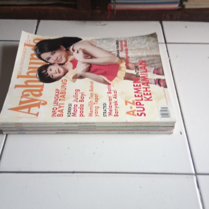 Jual 5.majalah Ayah Bunda Tahun 2008 (majalah Origina) Di Seller Hachi - Cengkareng Timur, Kota ...